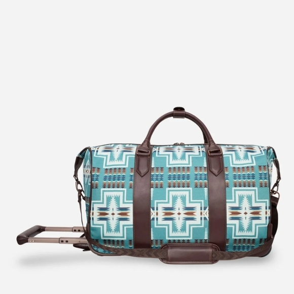 Pendleton | Bags | New Pendleton Rolling Duffle Bag Southwestern Navajo ...